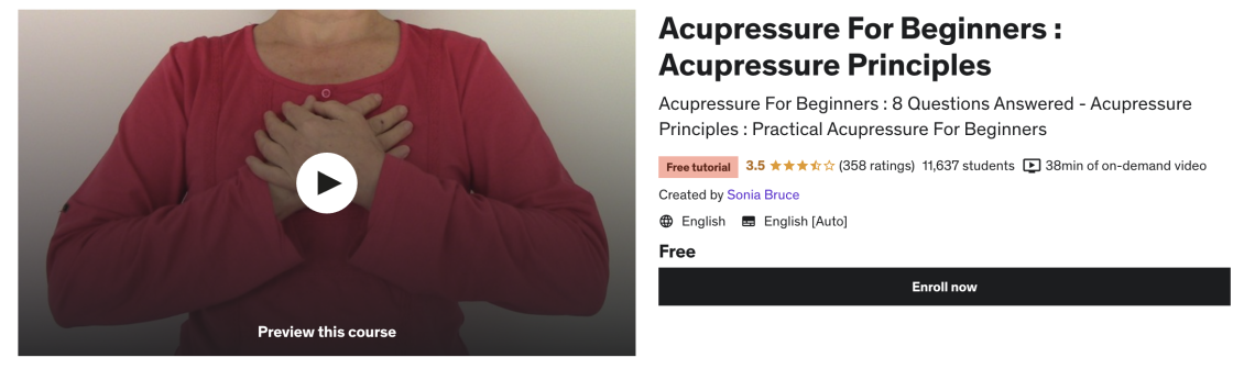 Top 10 Free Online Acupressure Courses - The Fordham Ram