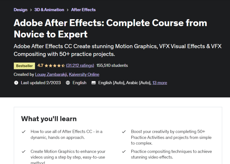 Learn After Effects for Free: 10 Online Courses 2025 - The Fordham Ram