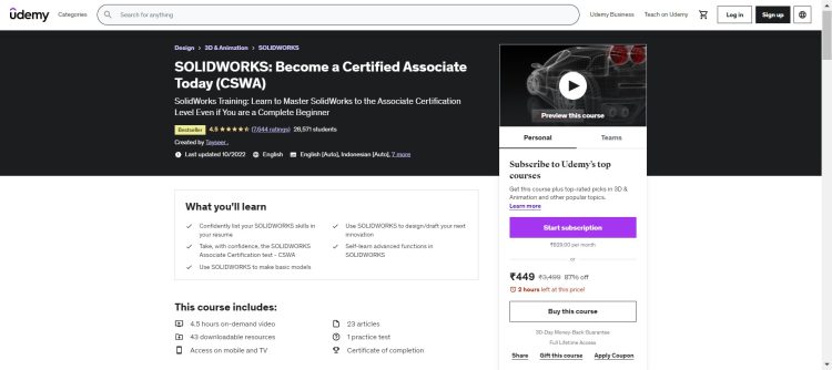 12 Best Online SolidWorks Courses to Master 3D Design - The Fordham Ram