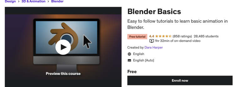 15 Amazing Free Online Blender 3D Courses & Tutorials - The Fordham Ram