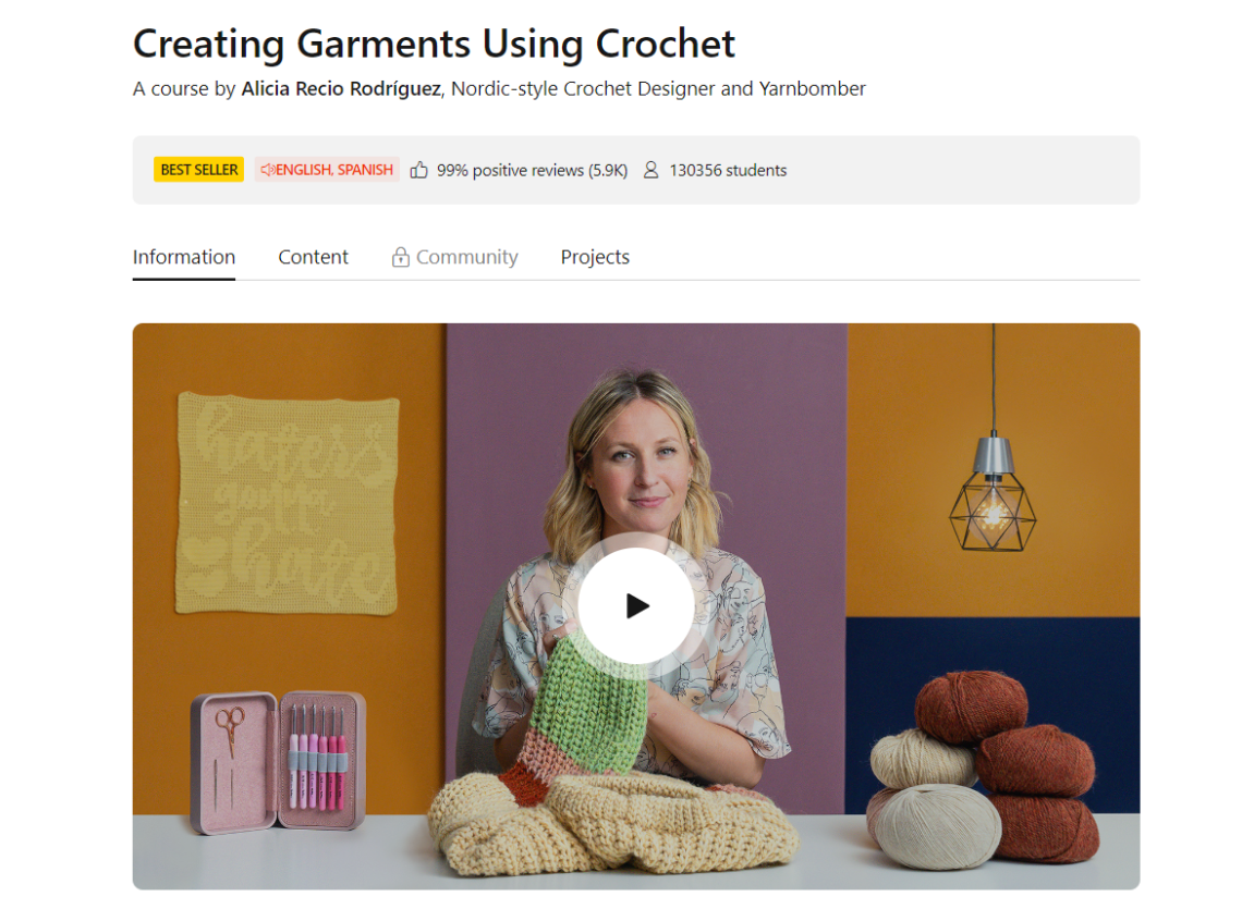Learn to Crochet Online - The 12+ Best Free Courses - The Fordham Ram