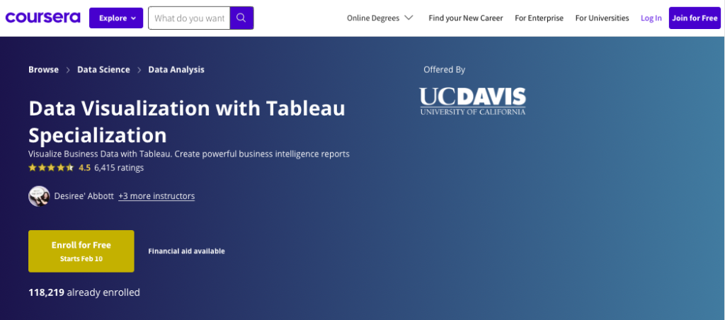 11 Best Online Tableau Courses : Get Tableau Certified - The Fordham Ram