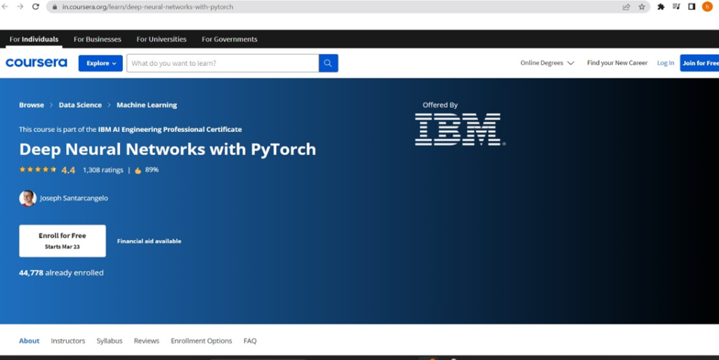 Learn Pytorch With These 10 Best Online Courses 2025 - The Fordham Ram