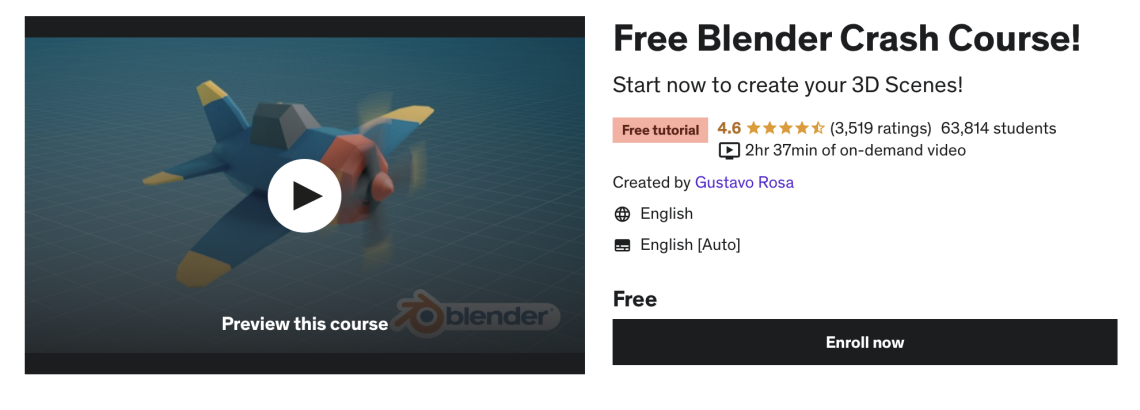 15 Amazing Free Online Blender 3D Courses & Tutorials - The Fordham Ram