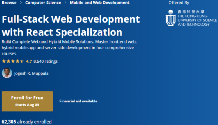 15 Best Courses to Become Full Stack Developer - The Fordham Ram