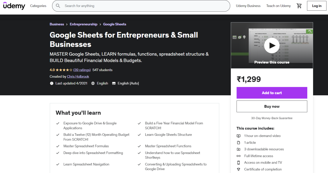 10 Best Free & Paid Google Sheets Courses - The Fordham Ram