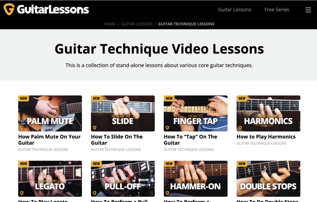 Top 12 Online Guitar Lessons (Free & Paid) - The Fordham Ram