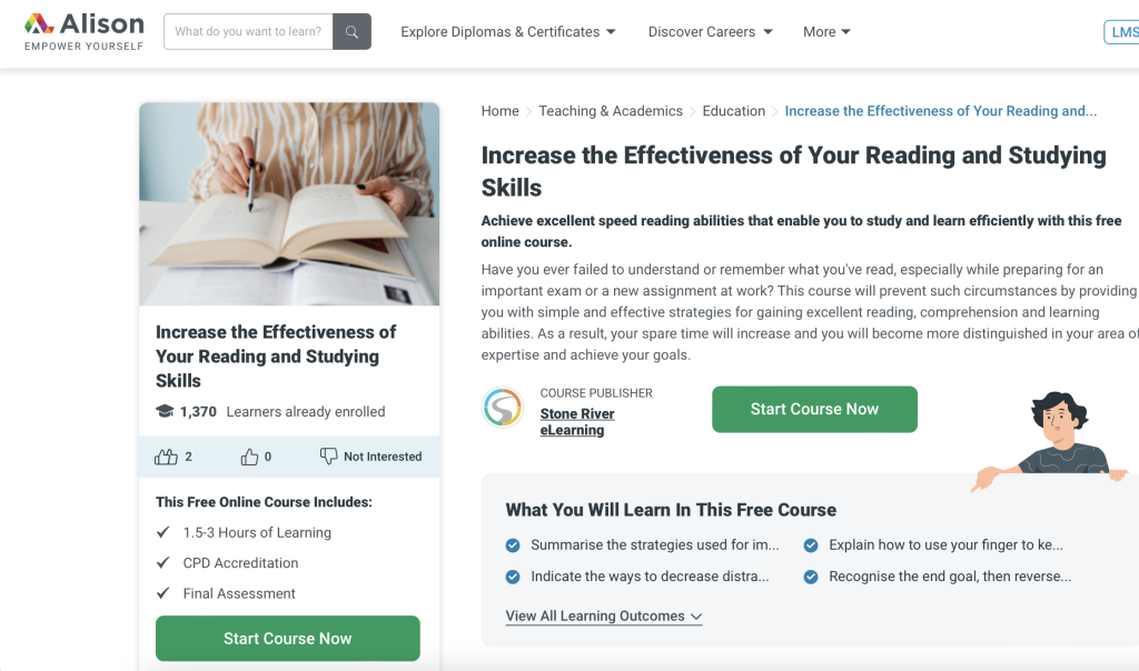 Top 10 Free Online Courses for Speed Reading Mastery - The Fordham Ram