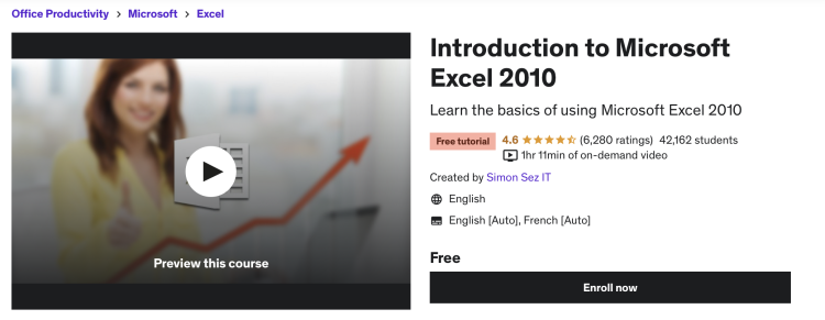 Learn Microsoft Excel: 11 Free Online Courses for Beginners - The ...