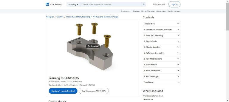 12 Best Online SolidWorks Courses to Master 3D Design - The Fordham Ram
