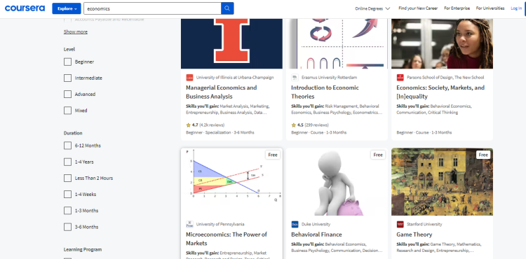 Top 11 Economics Courses On the Internet Today (Free/Paid) - The ...