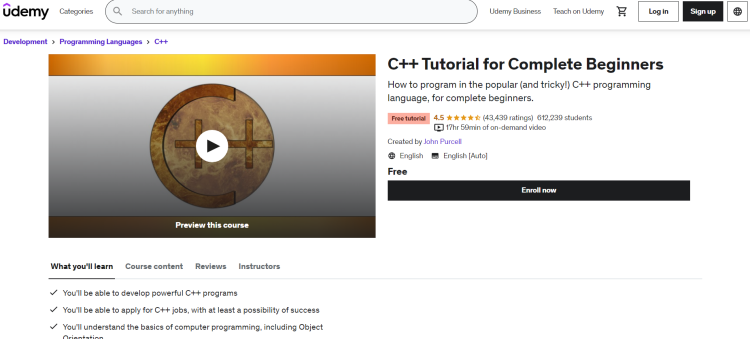 15+ Top C++ Online Courses & Certificates (Free and Paid) - The Fordham Ram