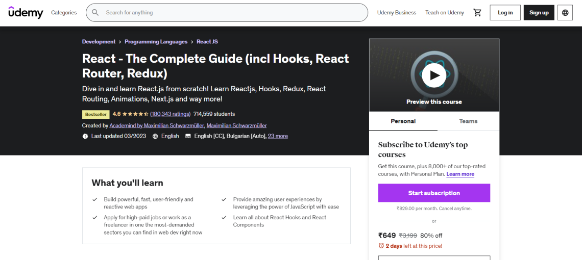 React.js Essentials: A Guide to the 10 Best Online Courses - The Fordham Ram
