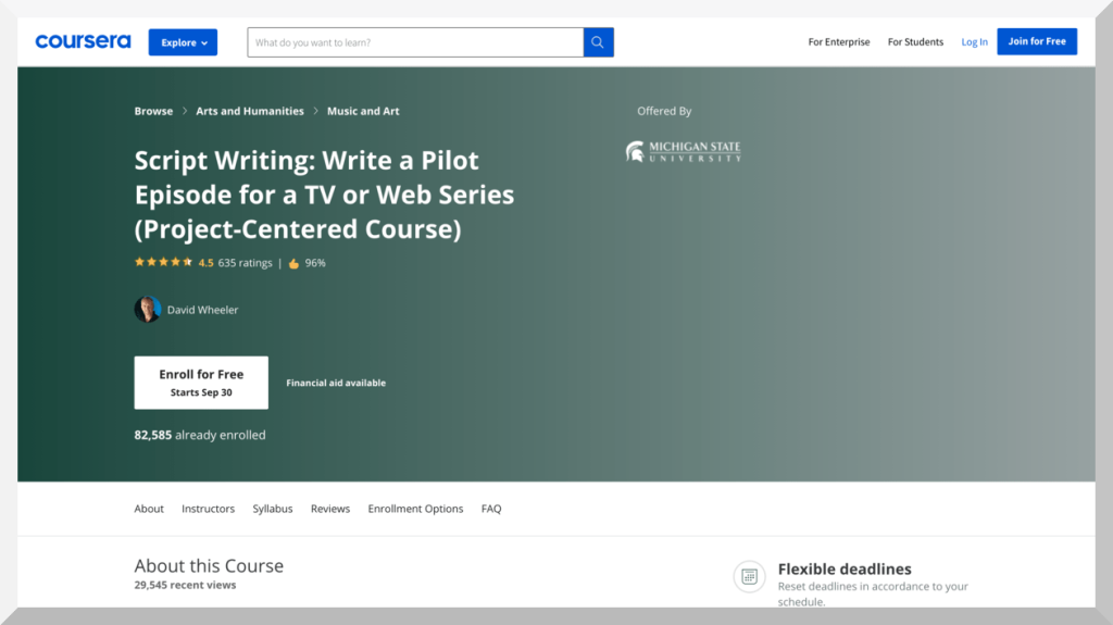 Scriptwriting Mastery: 10 Of The Finest Online Courses - The Fordham Ram