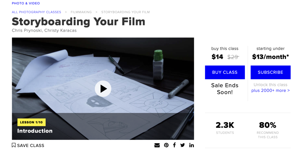 10 Online Storyborading Courses for The Creative in You - The Fordham Ram