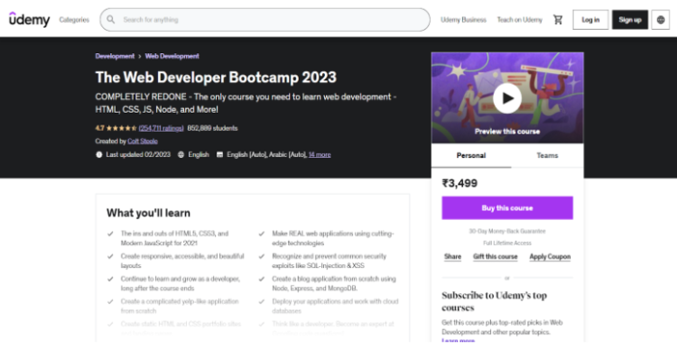 15 Best Courses to Become Full Stack Developer - The Fordham Ram