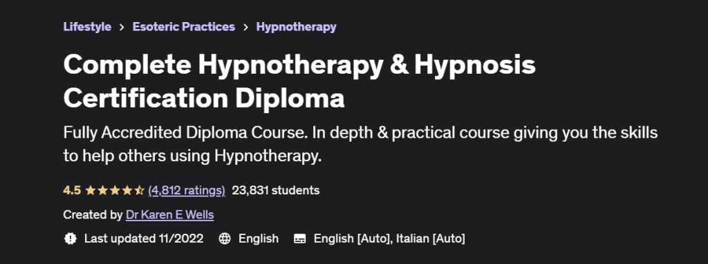 10 Best Online Hypnotherapy Courses Reviewed - The Fordham Ram