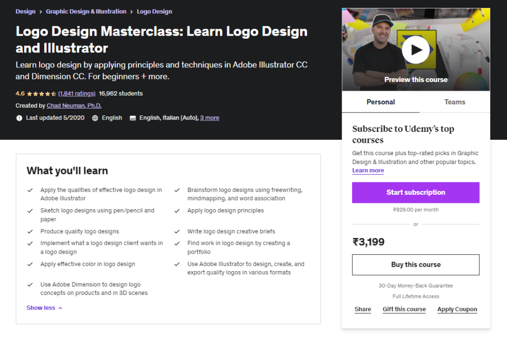 Master Logo Design: 14 Online Courses [Free + Paid] - The Fordham Ram